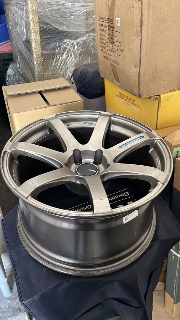 Enkei PF07 Rim 5x114.3 18 x 9.5, Car Accessories, Tyres & Rims on Carousell
