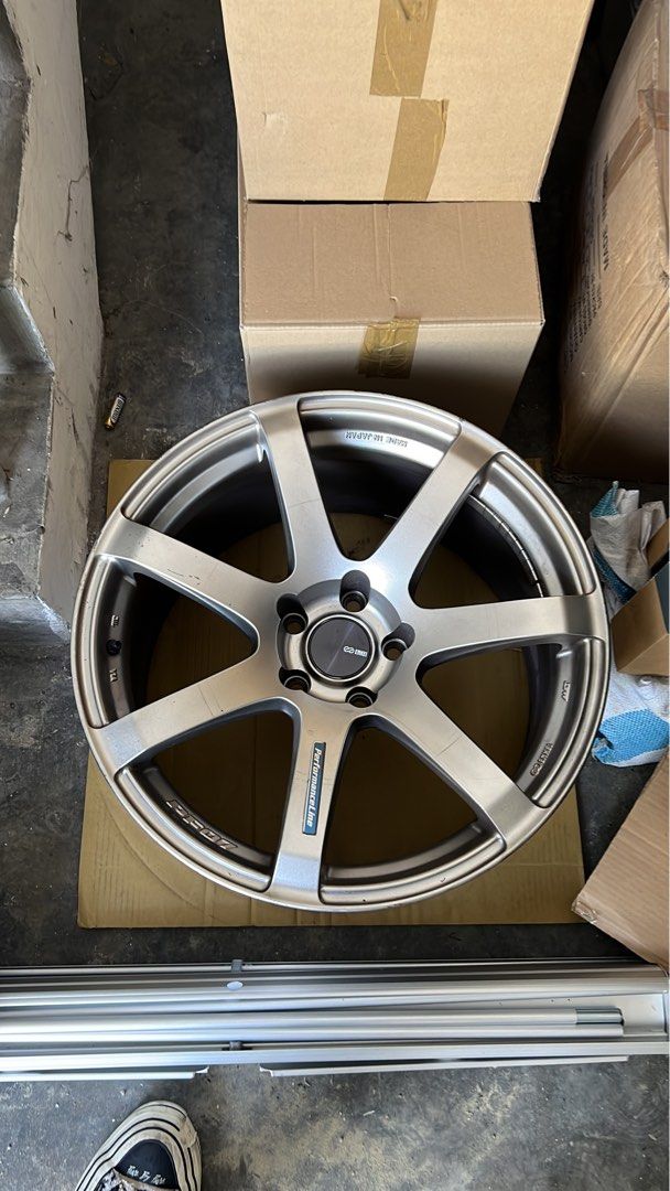 Enkei PF07 Rim 5x114.3 18 x 9.5, Car Accessories, Tyres & Rims on Carousell