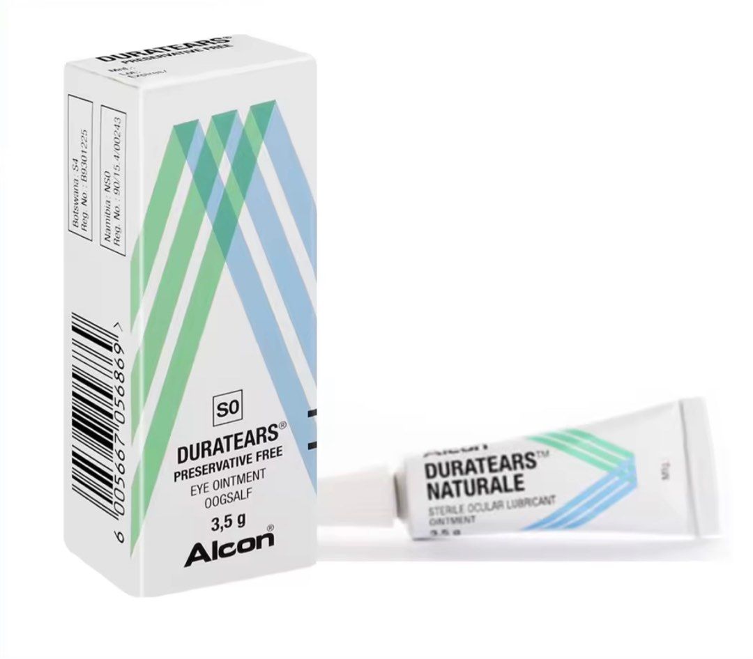 [Exp year 2026] ALCON DURATEARS NATURALE OINTMENT 3.5G, Beauty ...