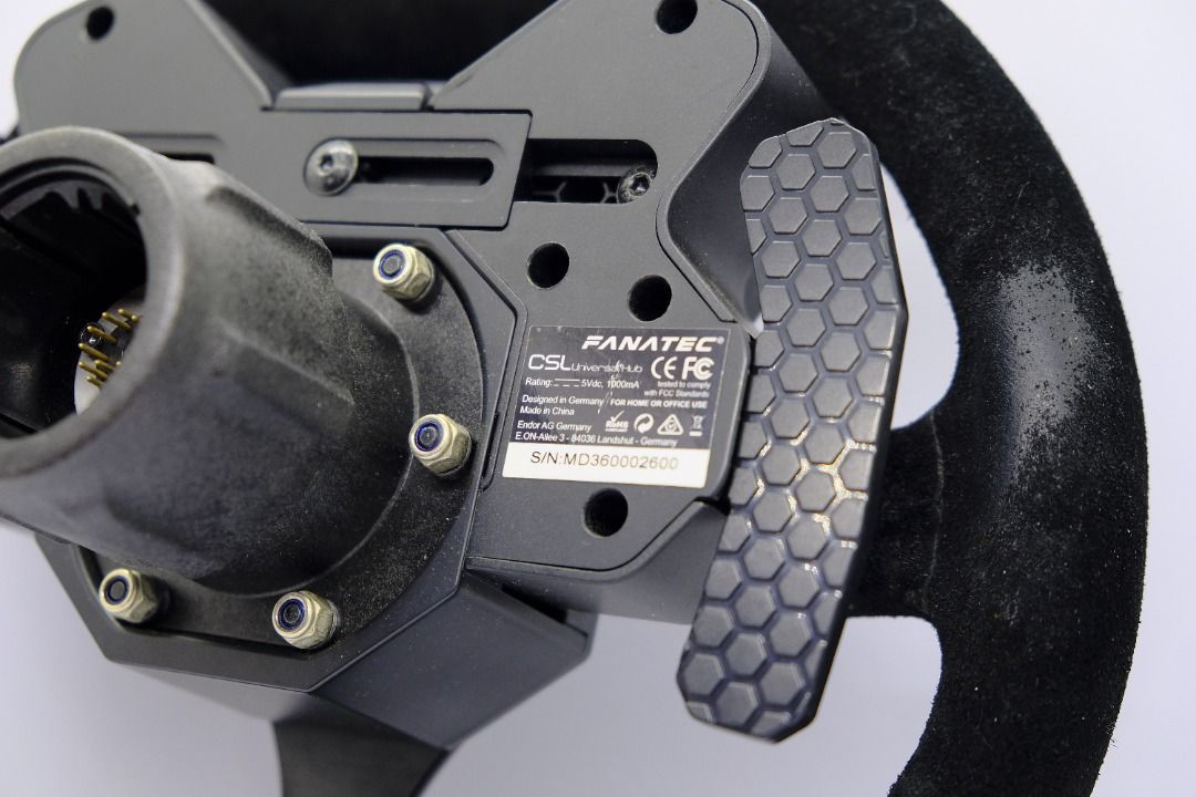 Fanatec CSL Hub with Steering Wheel Flat 1 - Apex Certified Preowned ...