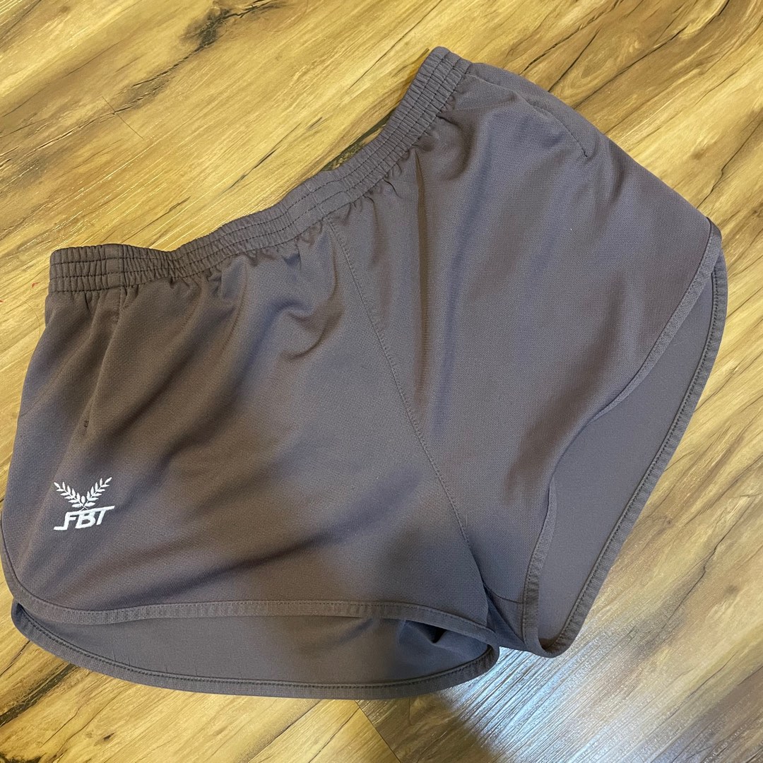 FBT Shorts Grey Curve cut, Women's Fashion, Activewear on Carousell