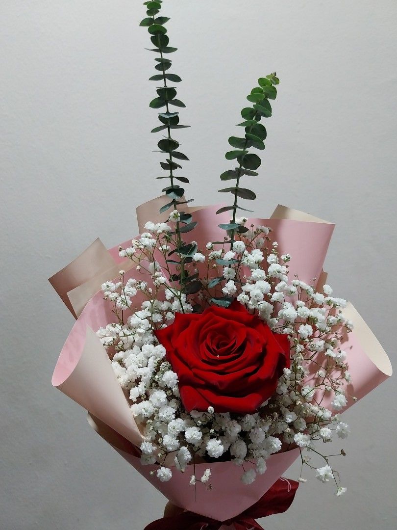 LIMITED FRESH ROSE BOUQUET!, Hobbies & Toys, Stationery & Craft ...