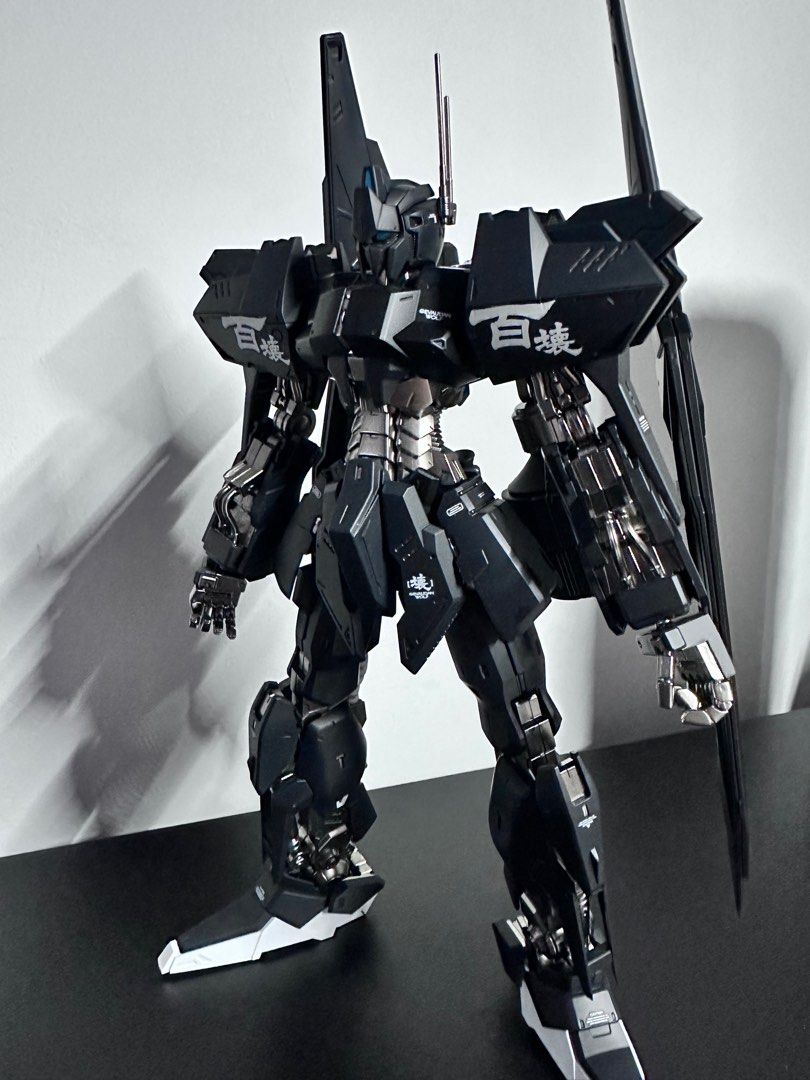 Fully Painted MG Hyaku Shiki Crash (Premium Bandai 1/100 Gundam ...