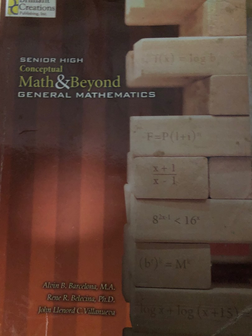 GENERAL MATHEMATICS. GRADE 11 (MCU- MANILA CENTRAL UNIVERSITY), Hobbies ...