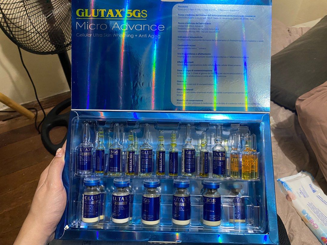 GLUTAX 5GS MICRO ADVANCE 12 VIAL SET — 11 VIALS LEFT — W/ FREE STERILE ...