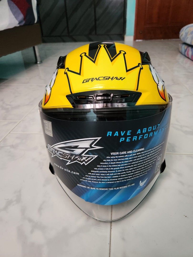 Grackshaw Helmet, Motorcycles, Motorcycle Apparel on Carousell