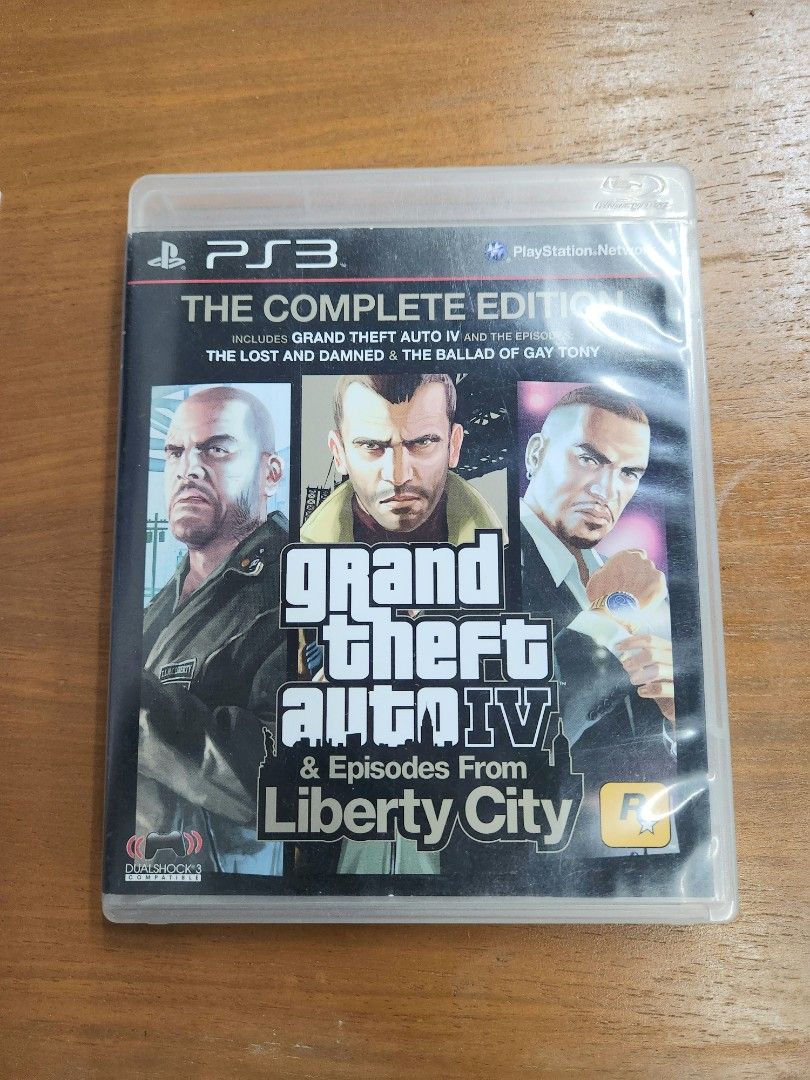 Grand Theft Auto 4 Complete Edition for PS3, Video Gaming, Video Games ...