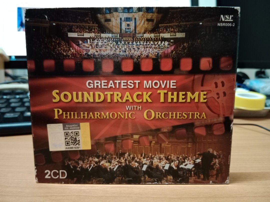 Greatest Movie Soundtrack Theme Philharmonic Orchestra 2CD, Hobbies ...
