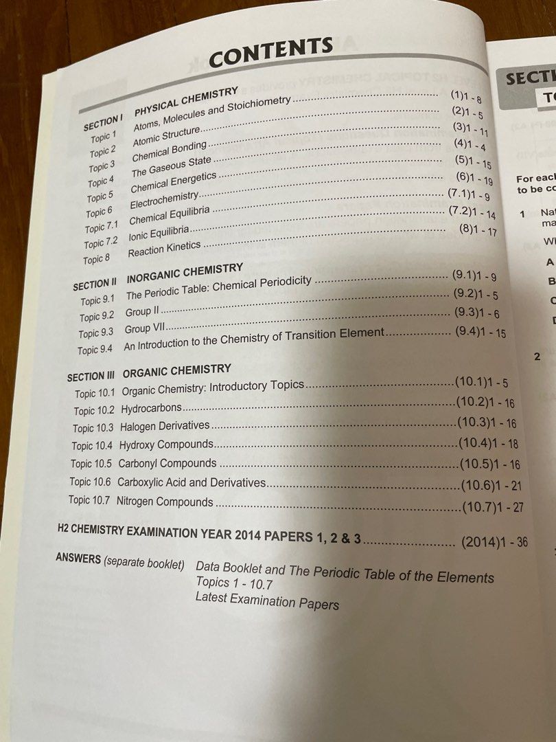 H2 Chem A level Topical Past Year Papers 2007-2014, Hobbies & Toys ...