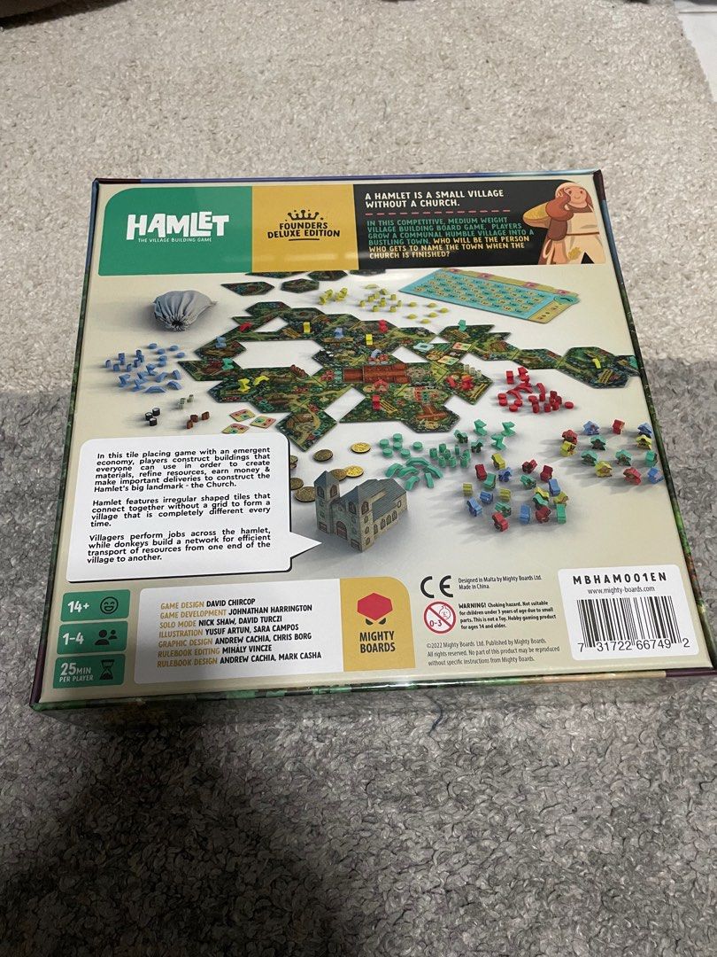 Hamlet board game, Hobbies & Toys, Toys & Games on Carousell