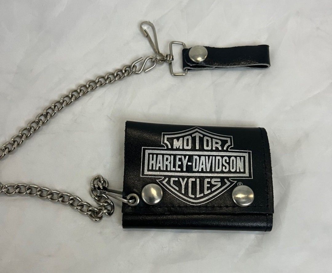 HARLEY DAVIDSON LEATHER WALLET, Men's Fashion, Watches & Accessories ...
