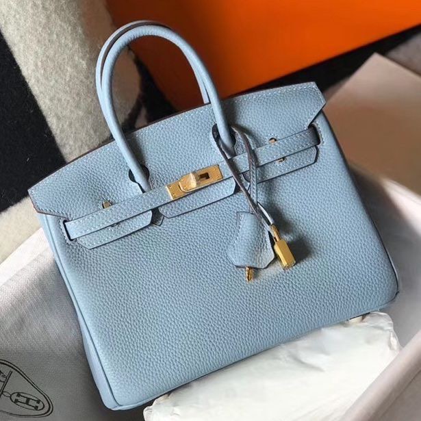 Hermes Birkin Blue Lin on Carousell