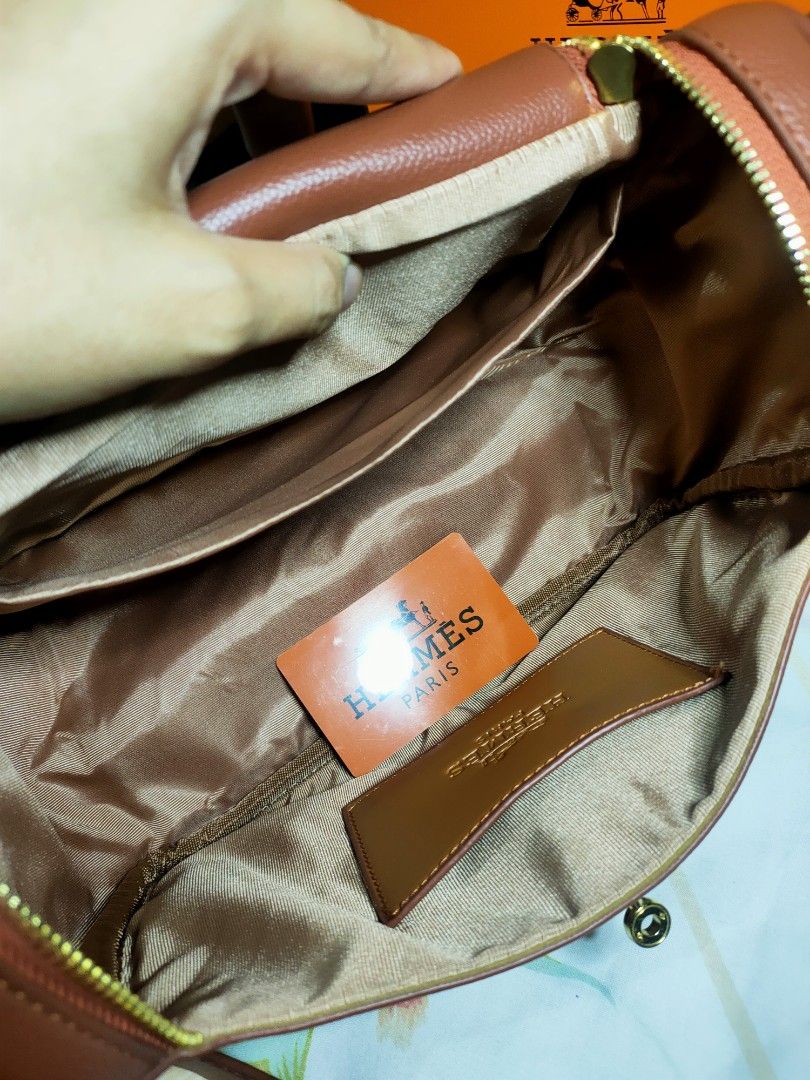 Hermes Lindy brown, Luxury, Bags & Wallets on Carousell