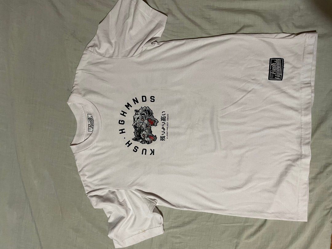 Highminds x Kush White Shirt, Men's Fashion, Tops & Sets, Tshirts ...
