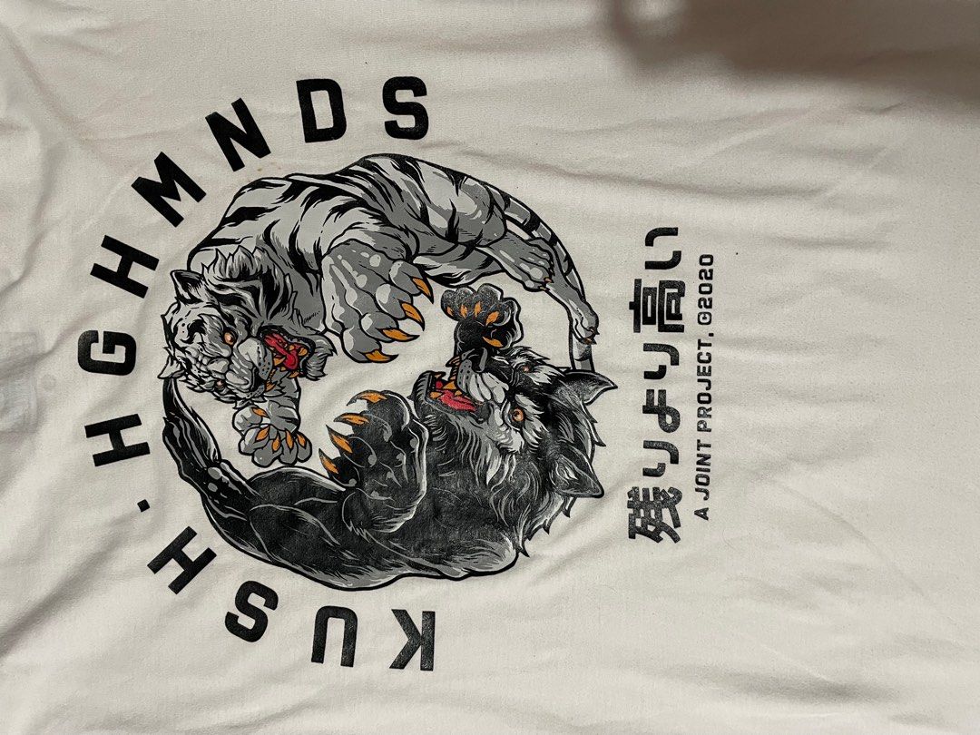 Highminds x Kush White Shirt, Men's Fashion, Tops & Sets, Tshirts ...
