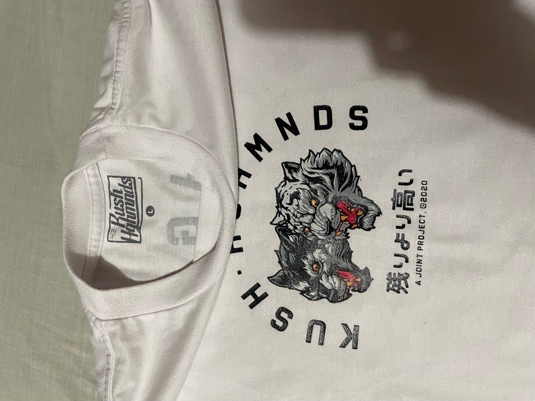 Highminds x Kush White Shirt, Men's Fashion, Tops & Sets, Tshirts ...