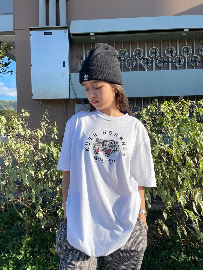 Highminds x Kush White Shirt, Men's Fashion, Tops & Sets, Tshirts ...