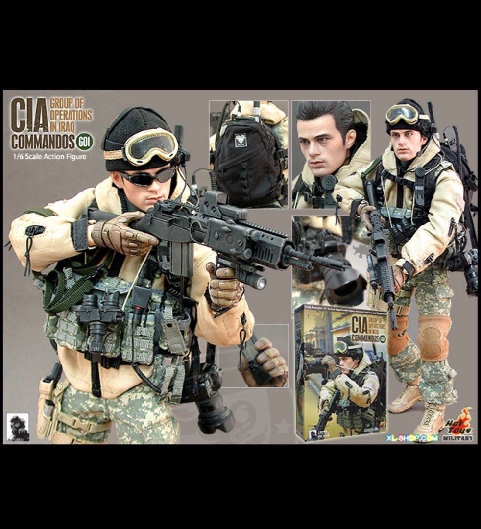 Hot Toys Military CIA Commandos 1/6. Not Dam Toys Soldier Story DID ...