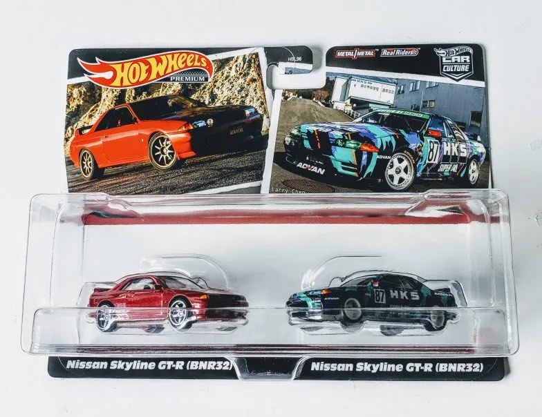 Hot Wheels Premium Nissan Skyline HKS R32 Twin Pack, Hobbies & Toys ...