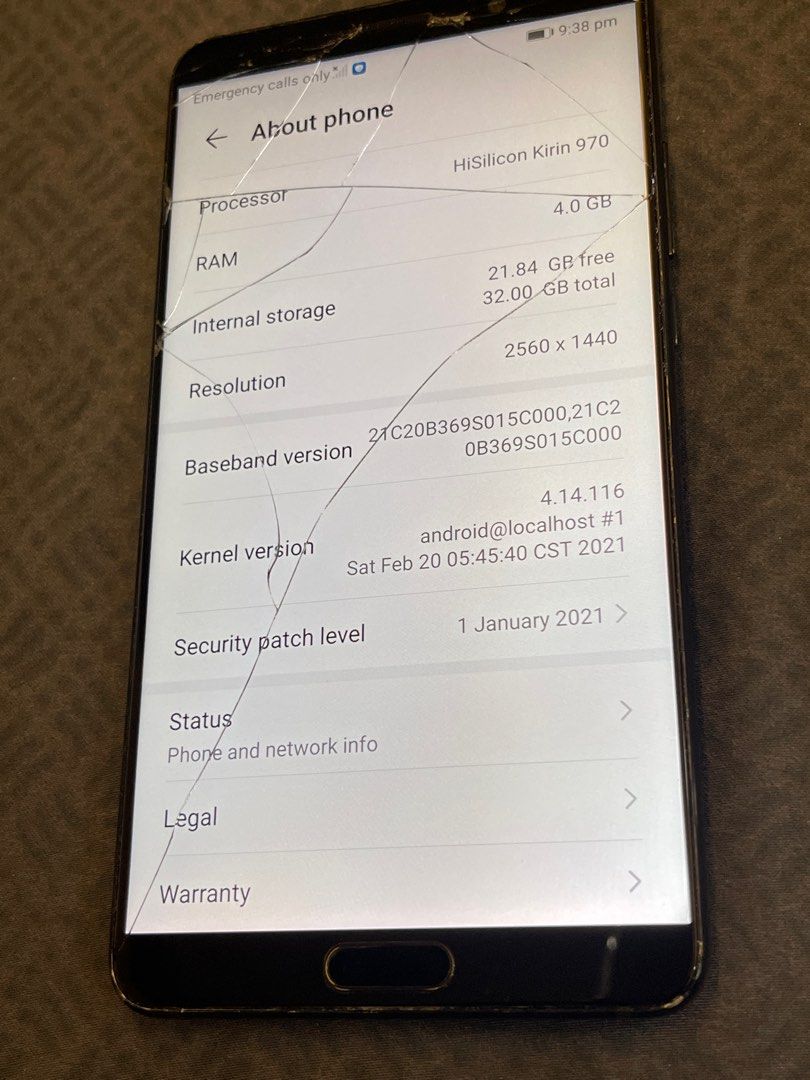 Huawei Mate 10 (cracked front and back screen), Mobile Phones & Gadgets ...