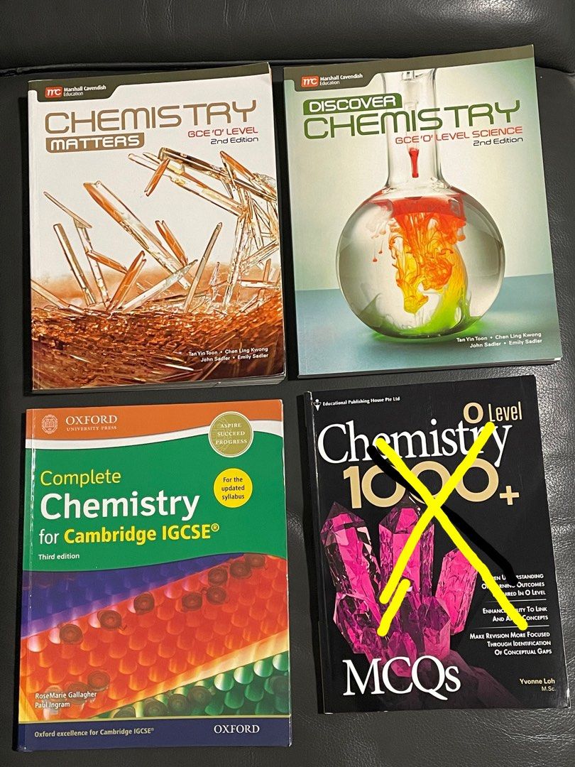 IGCSE Chemistry - $6 total for all - MC Chemistry Matters 2nd Ed / MC ...