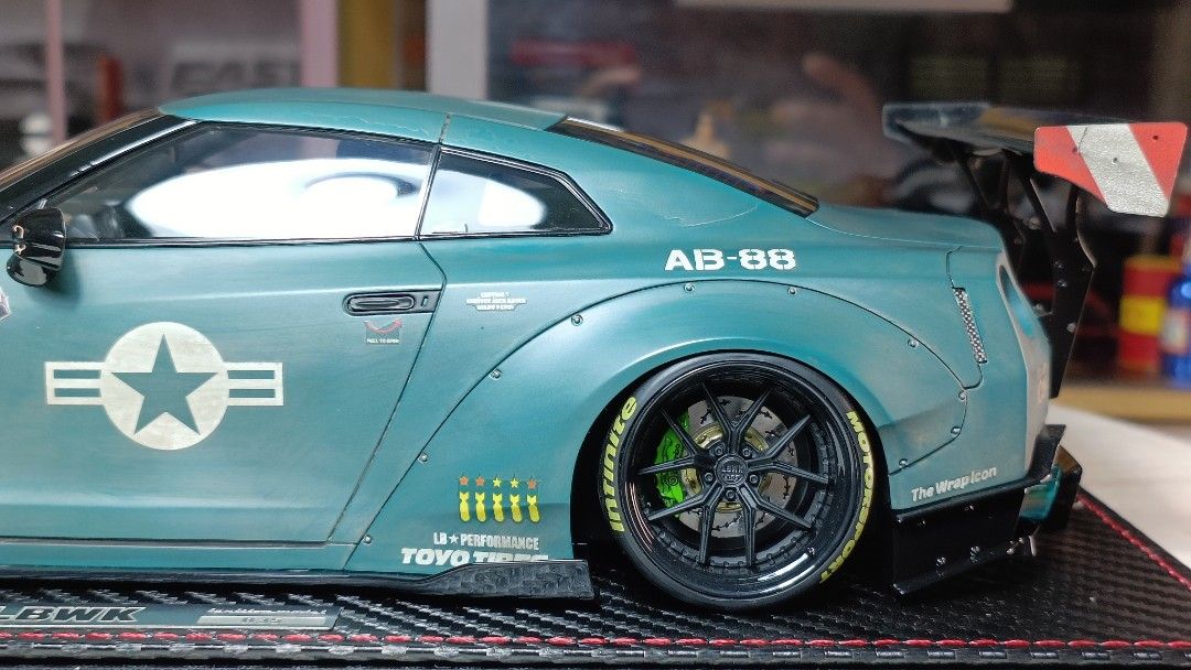 Ignition Model 1/18 GTR35 LBWK TYPE 2 USAF AB88 LIMITED EDITION ...