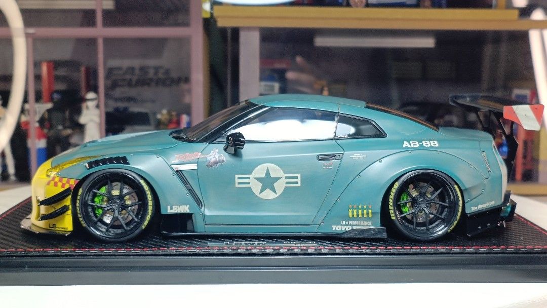 Ignition Model 1/18 GTR35 LBWK TYPE 2 USAF AB88 LIMITED EDITION ...