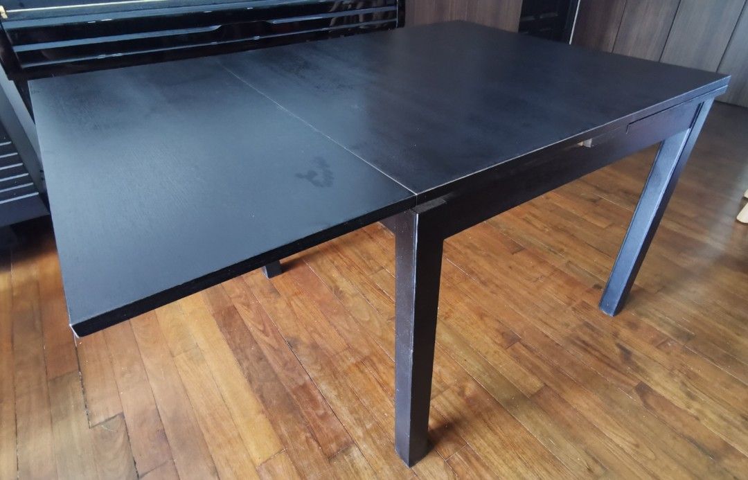 IKEA Extendable Table, Furniture & Home Living, Furniture, Tables ...
