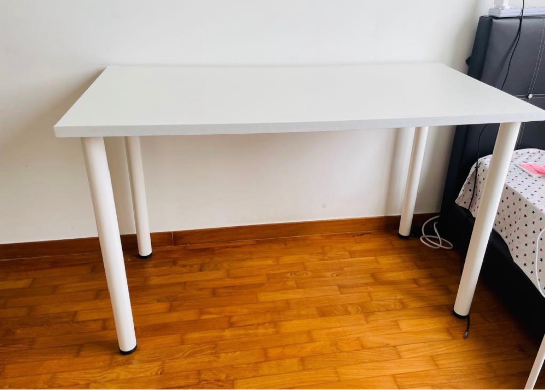 Ikea linnmon table with legs, Furniture & Home Living, Furniture ...
