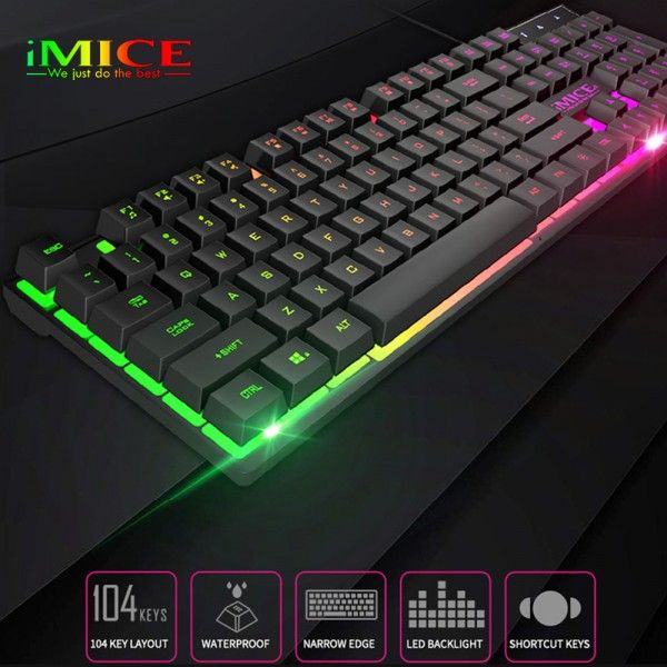 iMice AK600 RGB keyboard and mouse set, Computers & Tech, Parts ...