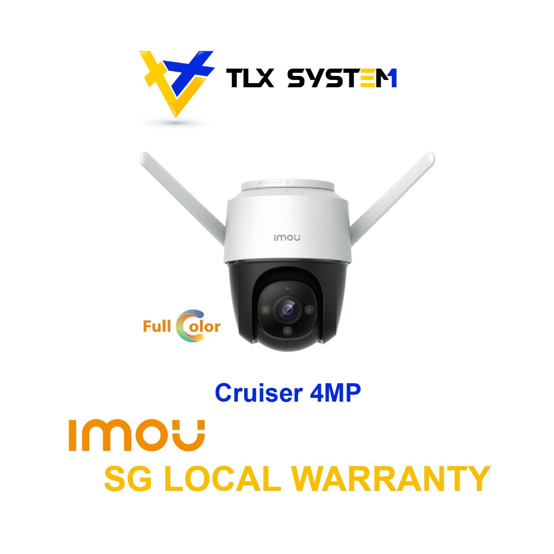 IMOU Cruiser 4MP Full Color Outdoor Pan and Tilt 360 Smart Wi-Fi CCTV ...