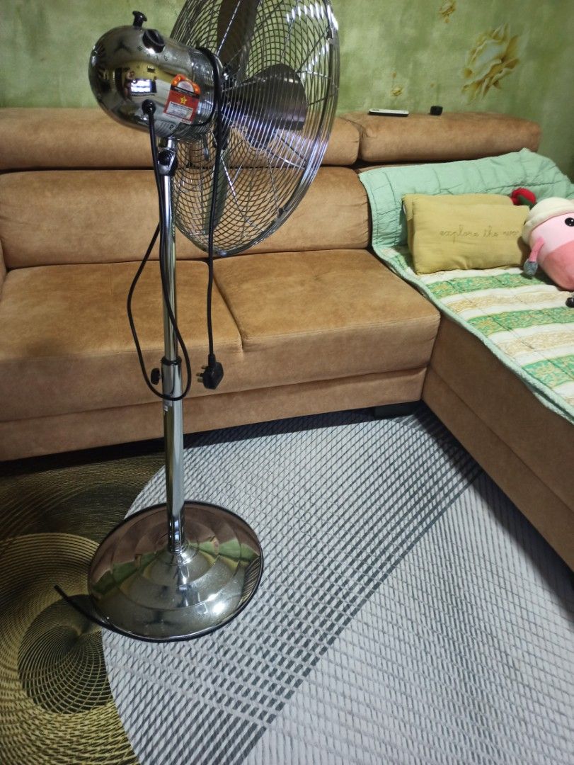 Industrial stand fan (besi), Furniture & Home Living, Furniture, Other ...