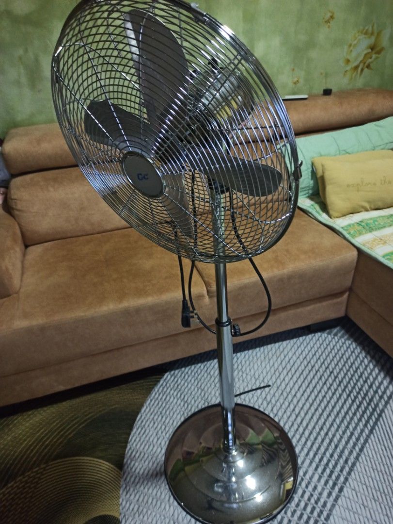 Industrial stand fan (besi), Furniture & Home Living, Furniture, Other ...