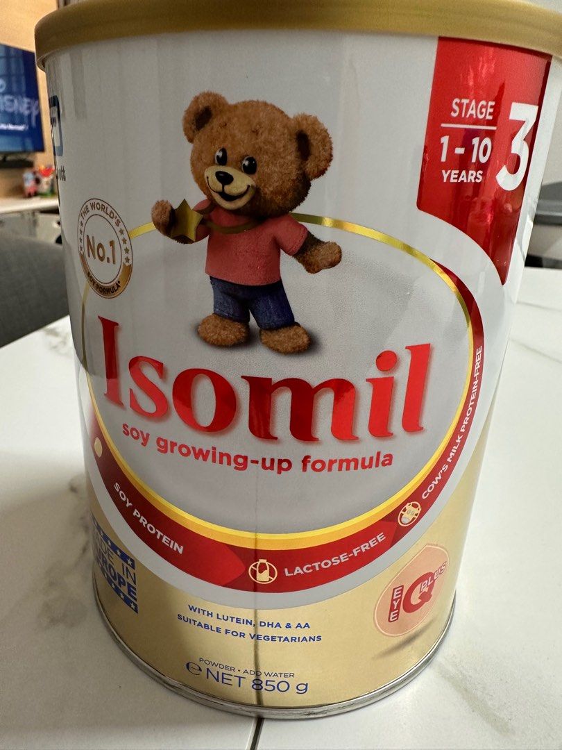 Isomil stage3 soy growing-up 850g, Babies & Kids, Nursing & Feeding ...