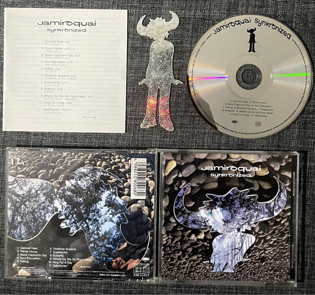Jamiroquai Synkronized (Japan) with bonus track, Original silver ...