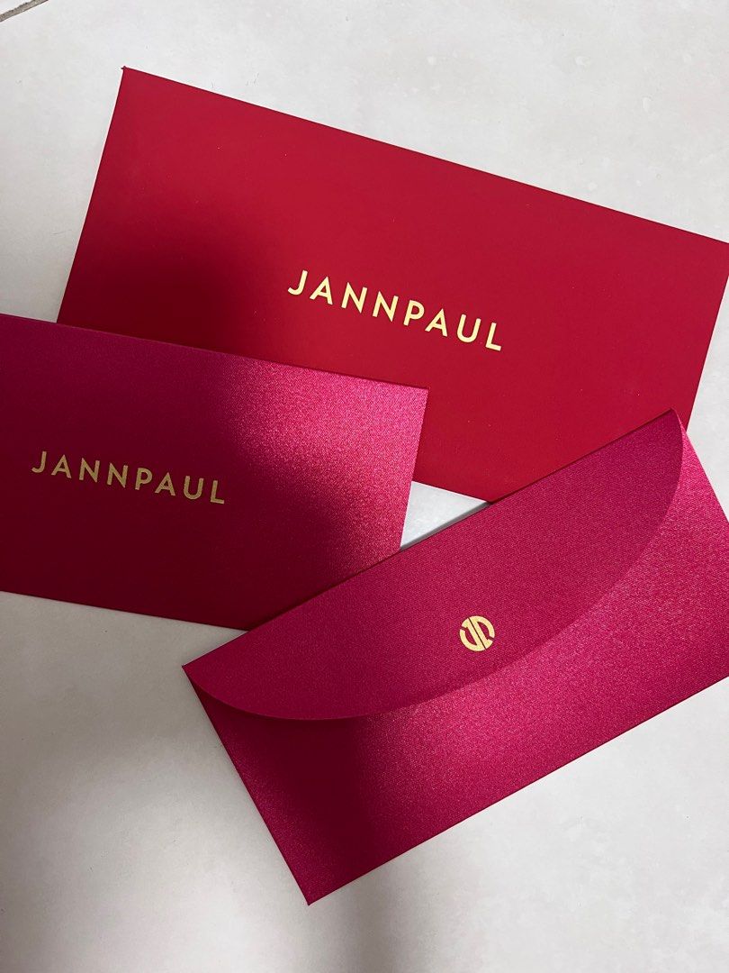 Jann Paul satin / velvet red packets/ angpao / angbao, Everything Else ...