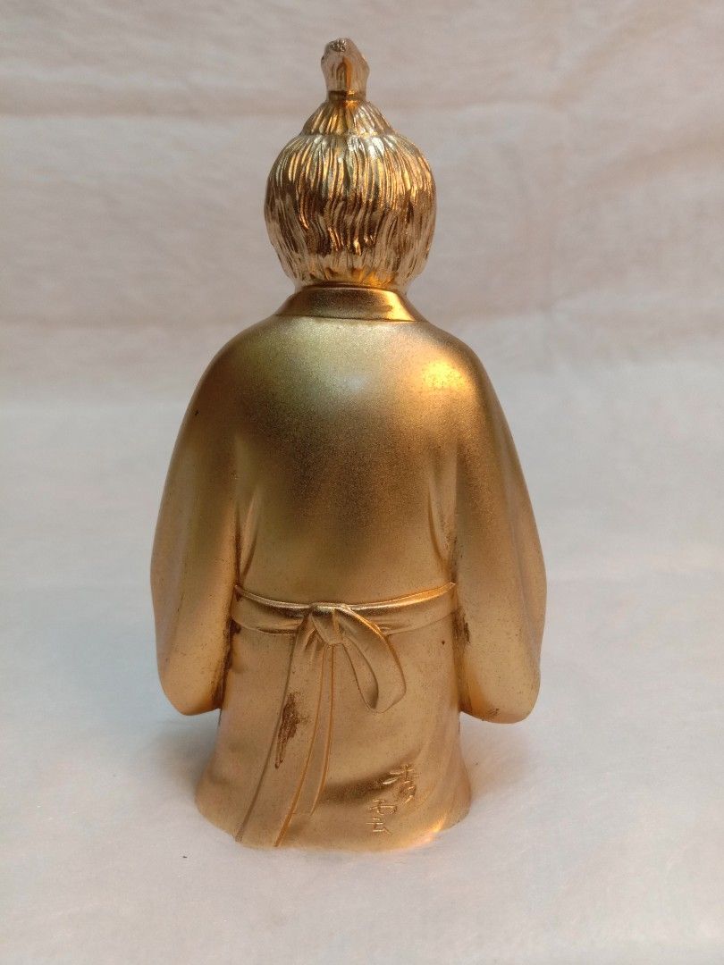 Japanese Boy Brass Statue (Okimono Interior) on Carousell