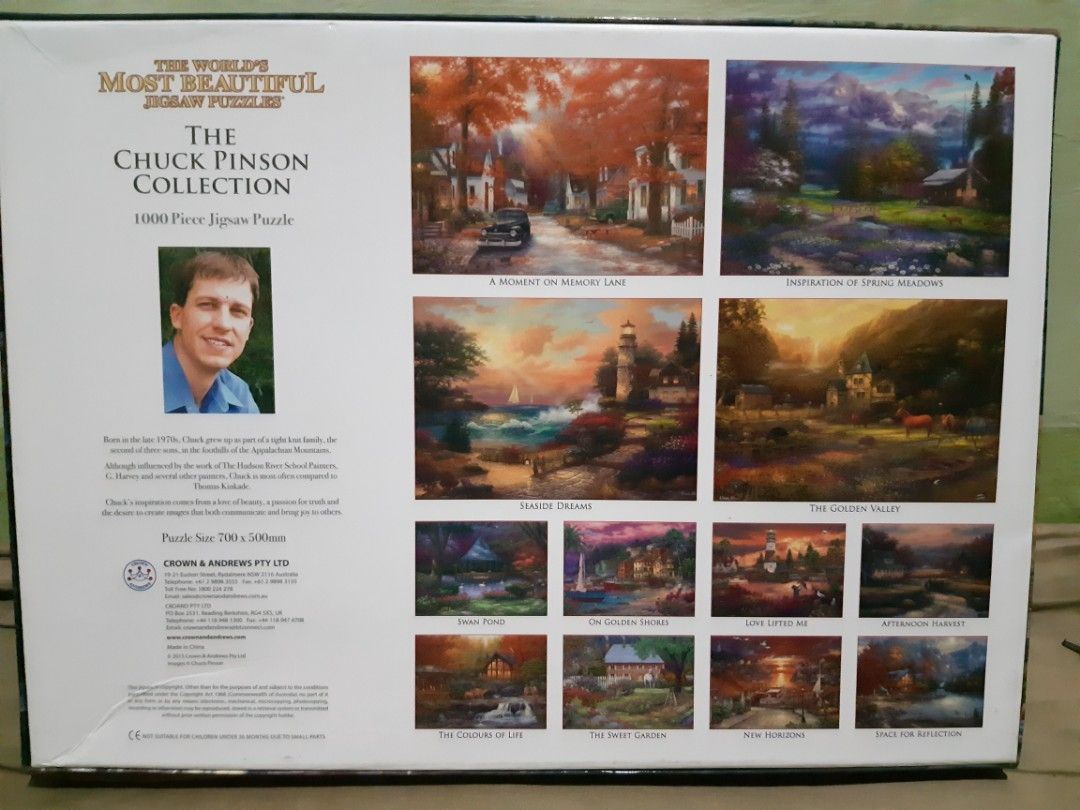 Jigsaw Puzzle: The Colours of Life by Chuck Pinson, 1000 pcs on Carousell