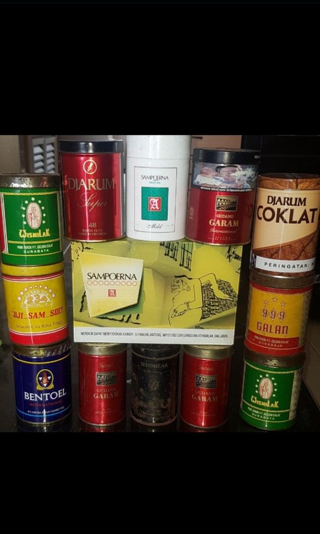 Kaleng Rokok Kosong Jadul Vintage, Everything Else on Carousell