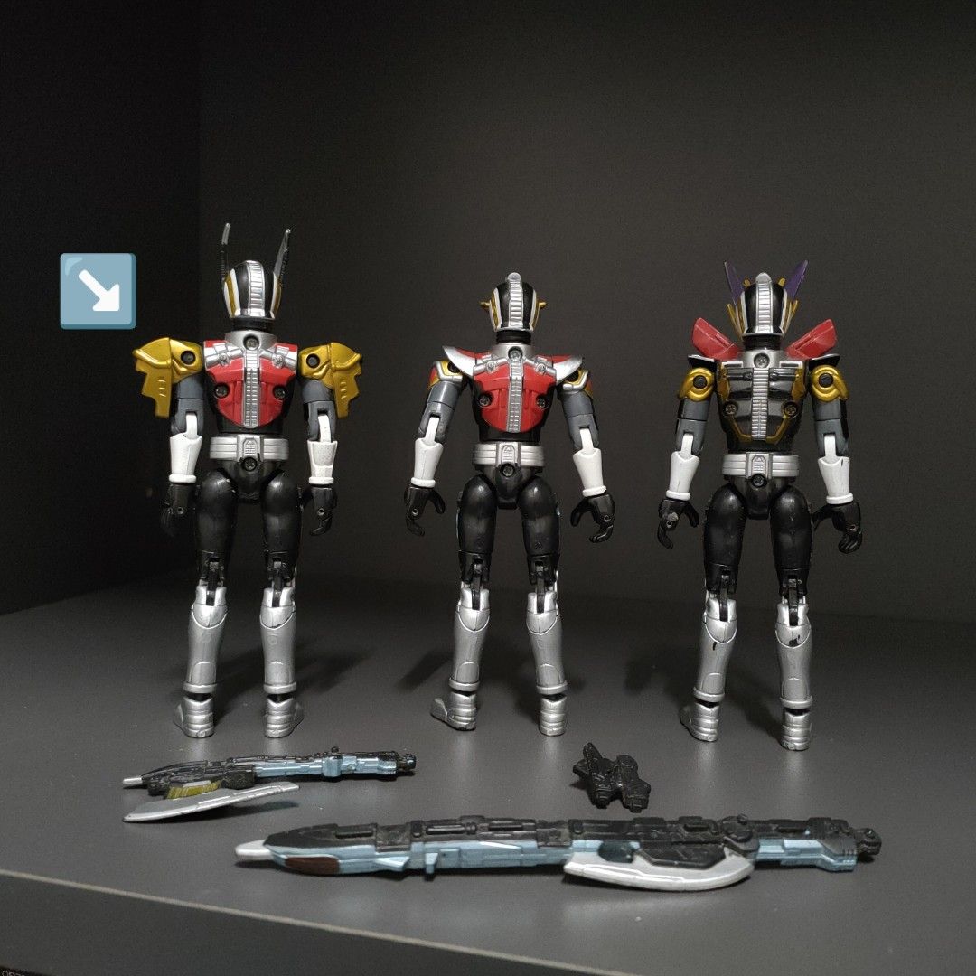 Kamen Rider Den-O figures (Rod, Ax, Gun form), Hobbies & Toys, Toys ...