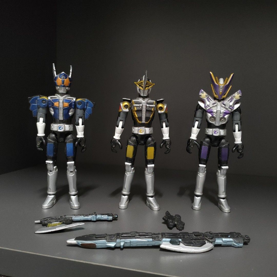 Kamen Rider Den-O figures (Rod, Ax, Gun form), Hobbies & Toys, Toys ...