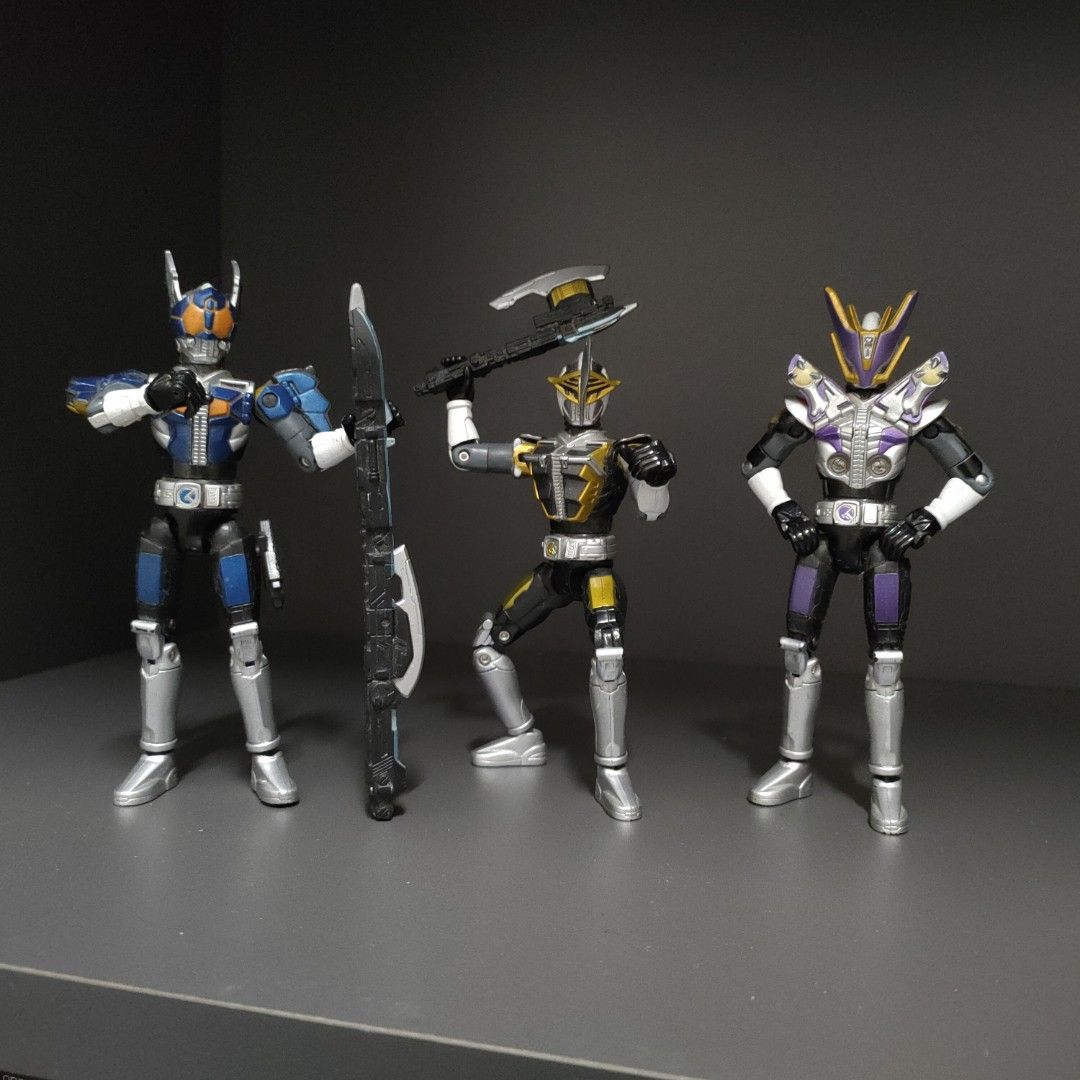 Kamen Rider Den-O figures (Rod, Ax, Gun form), Hobbies & Toys, Toys ...