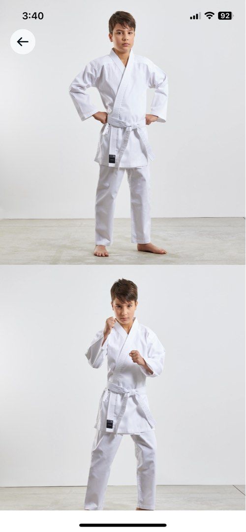 Karate Gi / Uniform with belt for kids, Sports Equipment, Other Sports ...