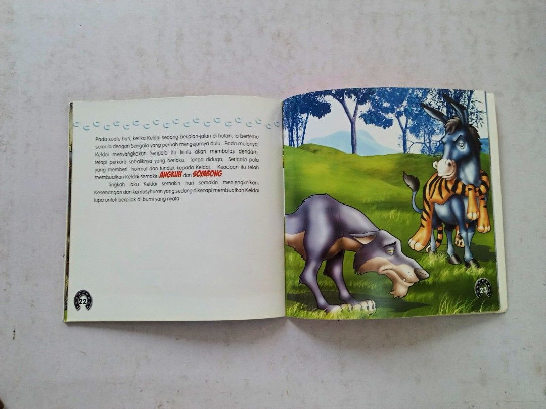 Keldai Jadi Raja - Buku Cerita Kanak-kanak Bergambar, Hobbies & Toys ...