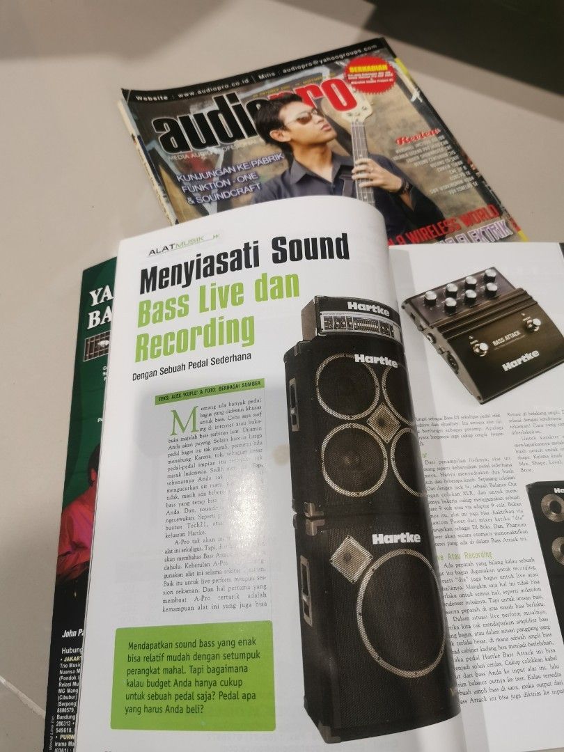 Koleksi 5 Majalah Audiopro Bass 2002-2007, Buku & Alat Tulis, Majalah & Lainnya di Carousell