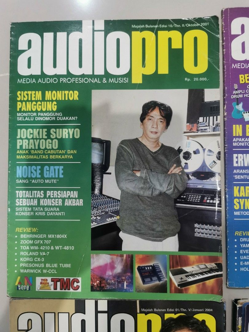 Koleksi Majalah Audiopro Komposer Top Indonesia, Buku & Alat Tulis, Majalah & Lainnya di Carousell