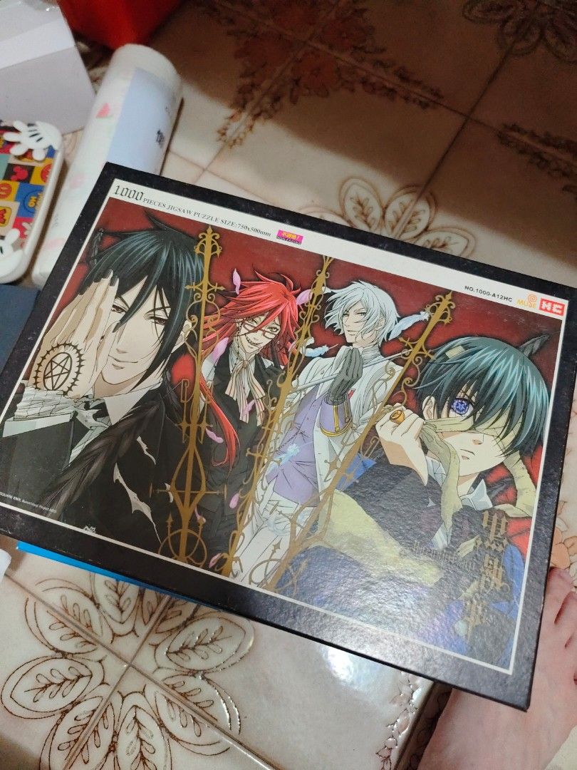 Kuroshitsuji jigsaw puzzle 1000 pcs, Hobbies & Toys, Toys & Games on ...