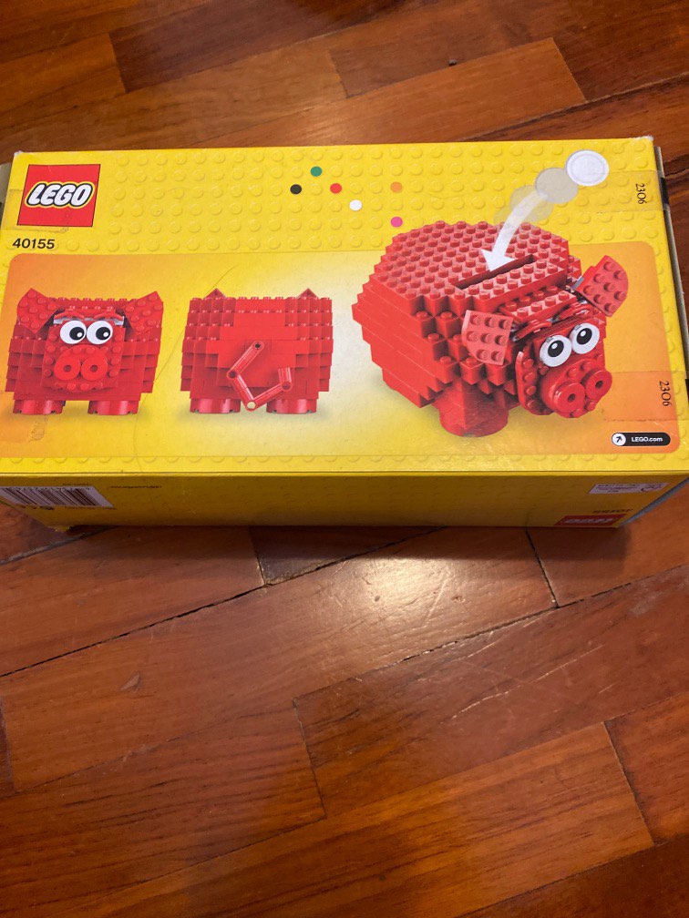 Lego - Coin Bank RED NEW, Hobbies & Toys, Toys & Games on Carousell