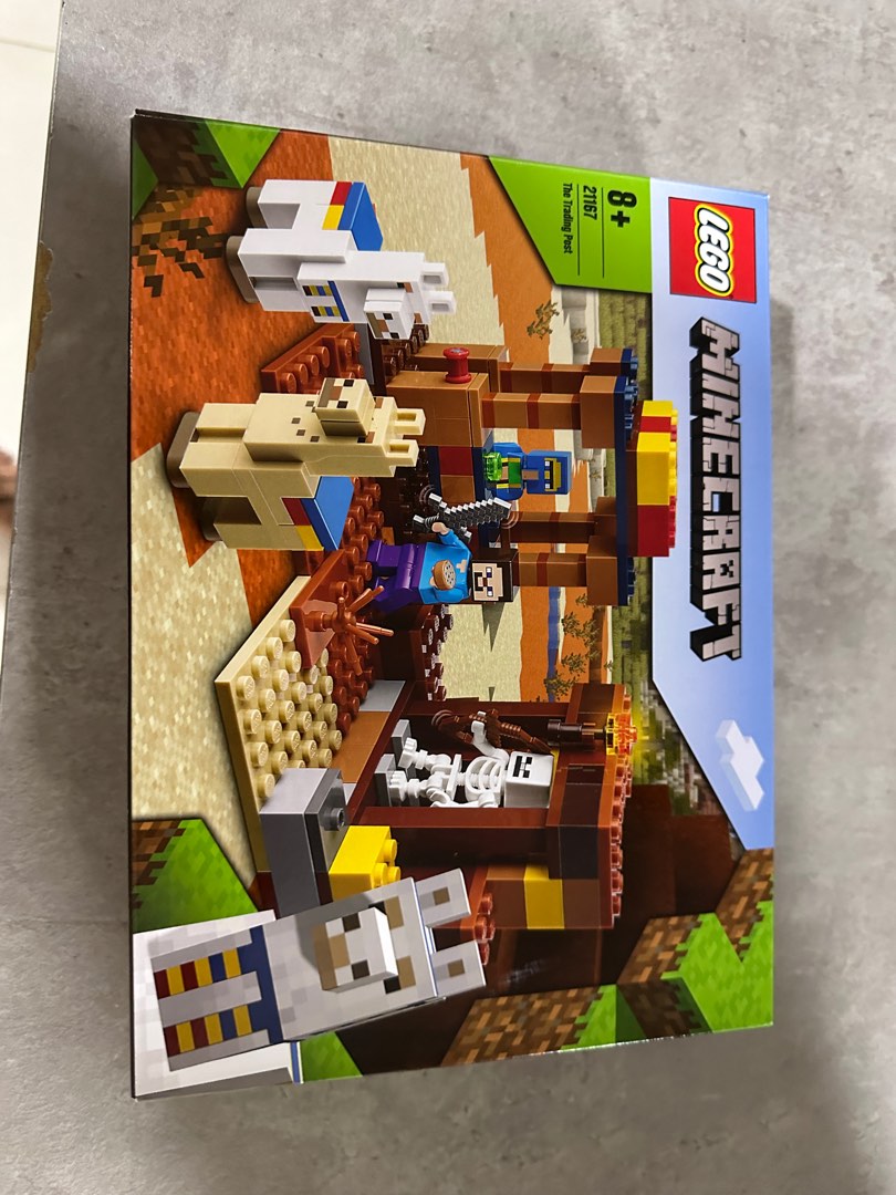 LEGO Minecraft: The trading Post (21167) + LEGO Minecraft: The Ice ...