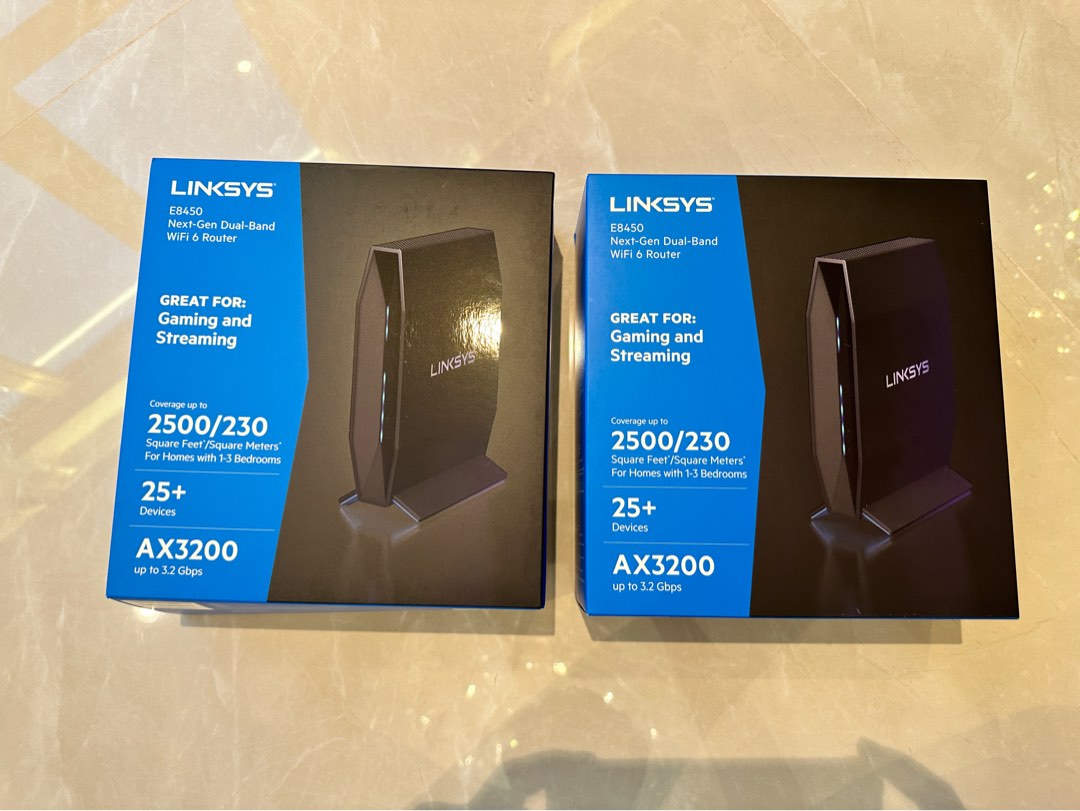 Linksys Wifi 6 Router E8450 x2, Computers & Tech, Parts & Accessories ...